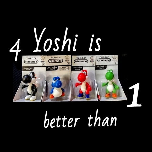 Nintendo | Toys | Yoshi X 4 More Fun In A World Of Nintendo Yoshi Comes ...